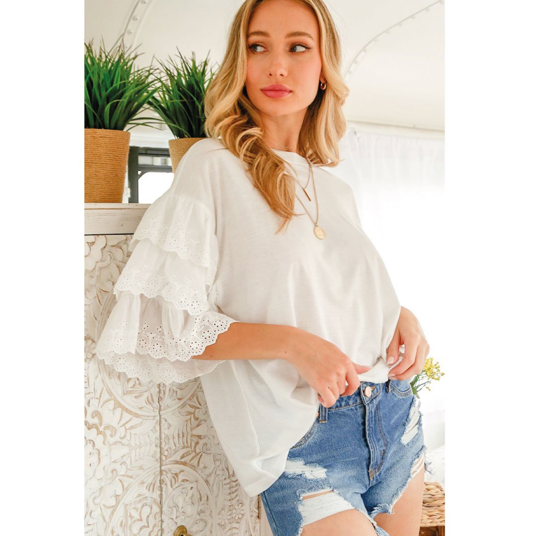 Layered Lace Top | ClaudiaG Collection
